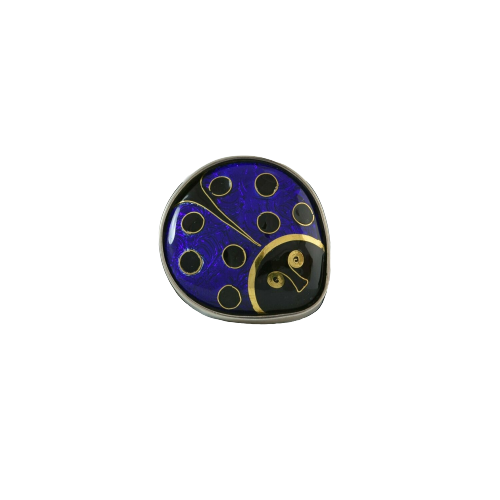 Debbie Sheezel Indigo Blue Lady Bird Brooch/Pendant – Gray Reid Gallery