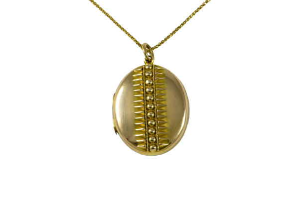 Antique 18ct Yellow Gold Locket | Gray Reid Gallery