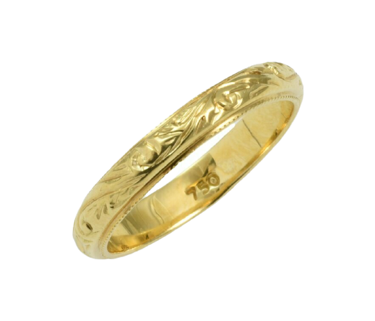 Handmade 18ct. Yellow gold ring. – Gray Reid Gallery